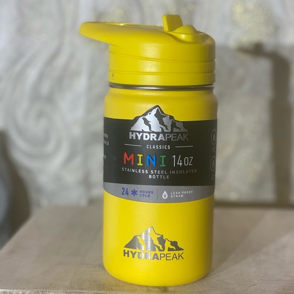 Hydrapeak | Other | Hydrapeak Mini Insulated Bottle Lemon | Poshmark